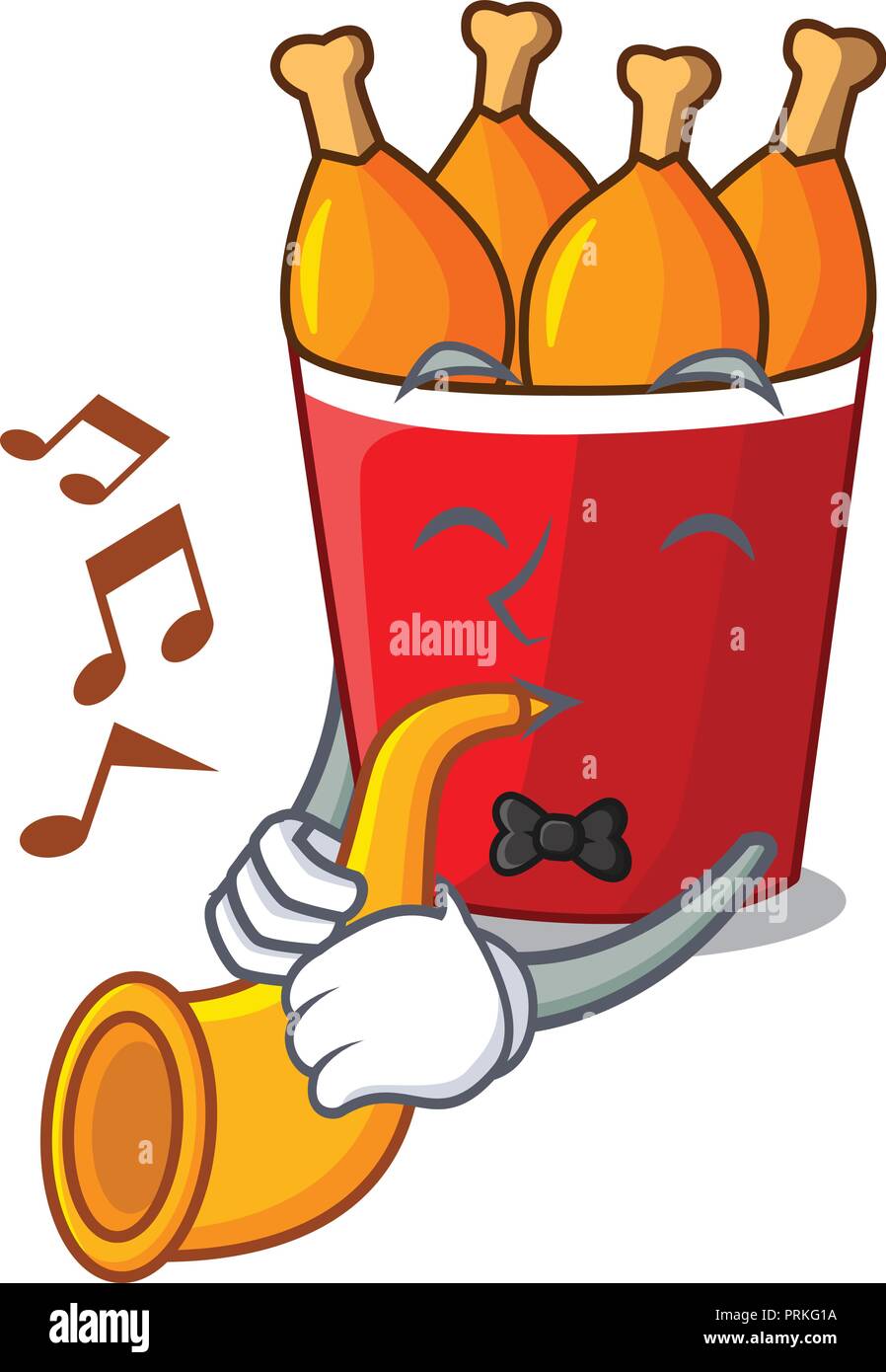 Funny cartoon chicken drumstick happy hi-res stock photography and ...