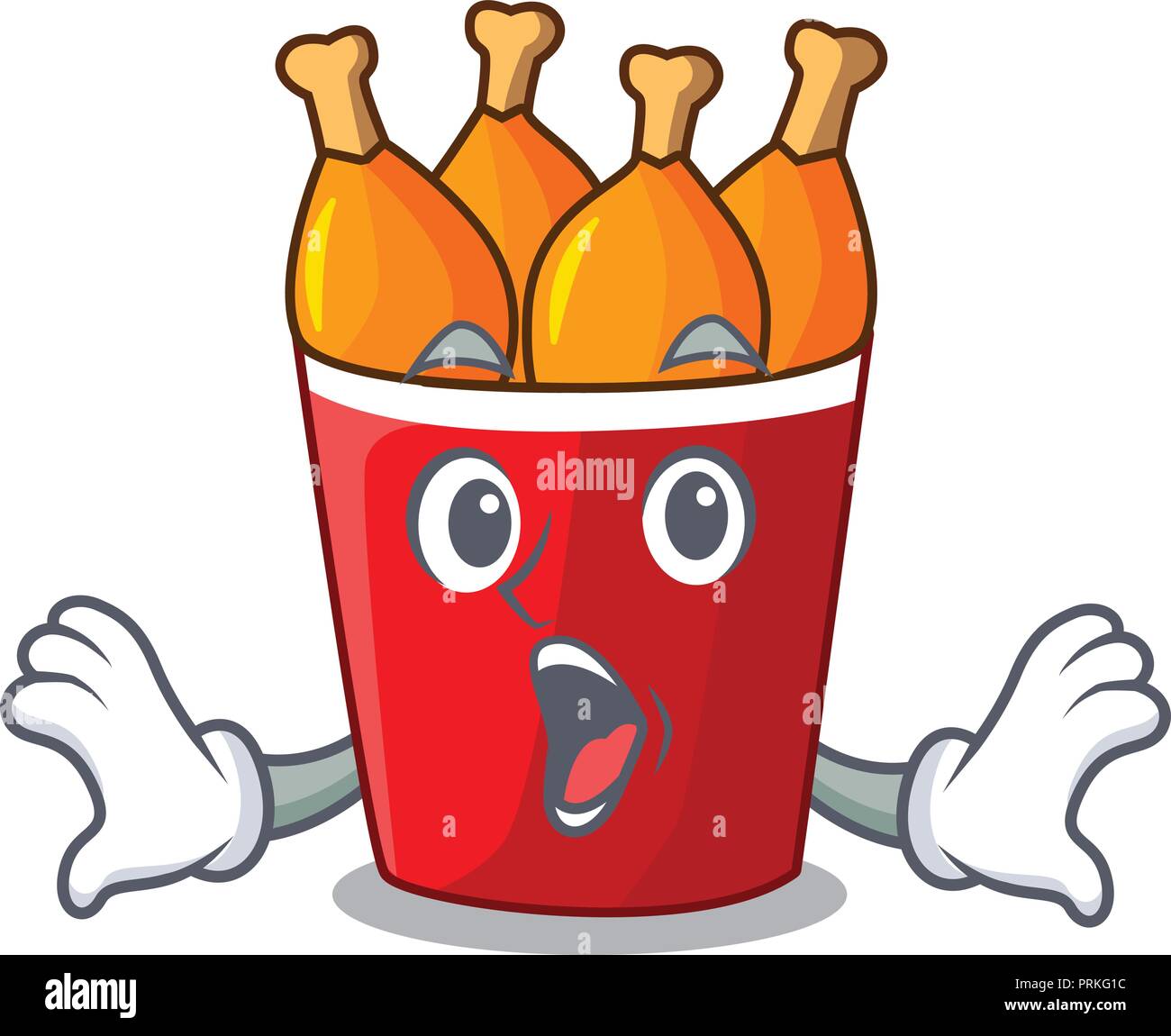 Funny cartoon chicken drumstick happy hi-res stock photography and ...