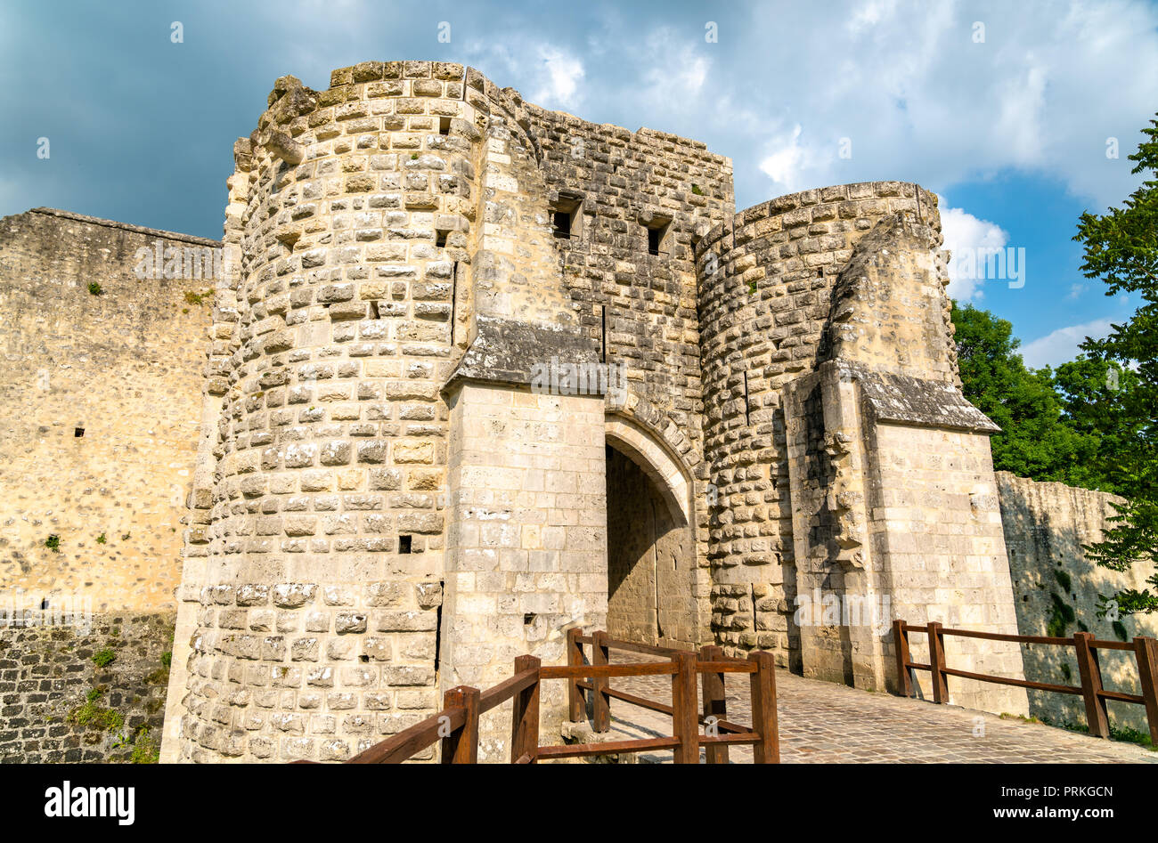 Provins historic entrance gate champagne france hi-res stock ...