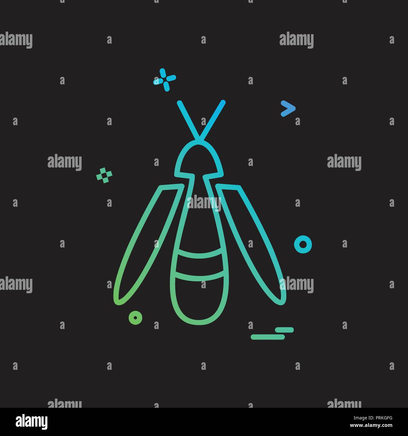 Bug fly icon design vector Stock Vector Image & Art - Alamy