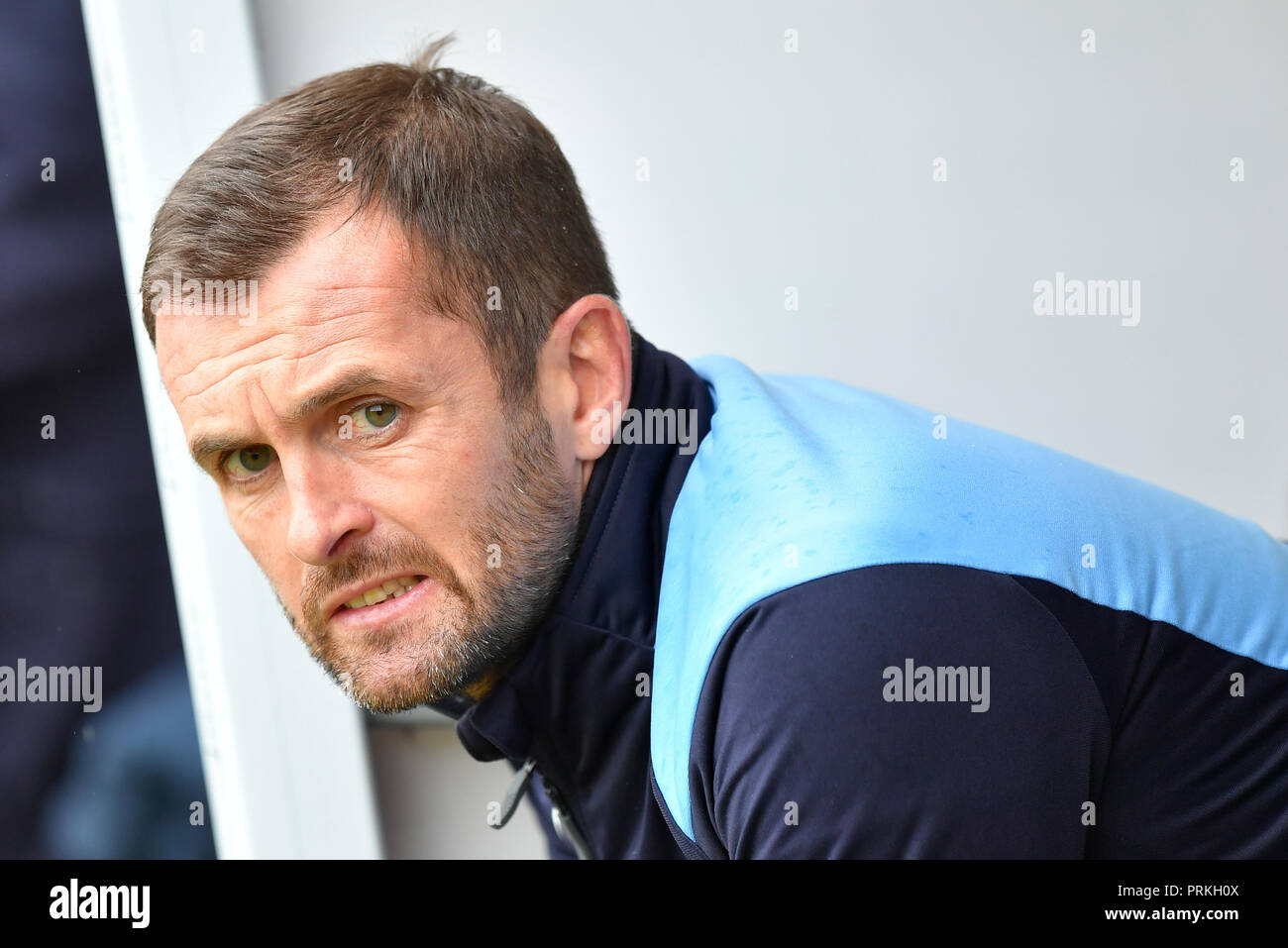 Luton Town manager Nathan Jones Stock Photo - Alamy