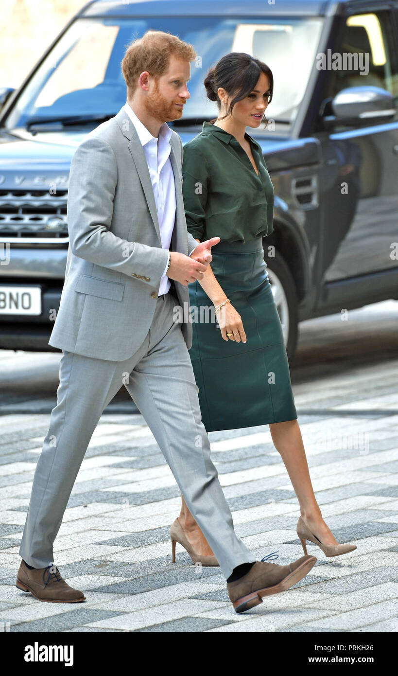 The Duke and Duchess of Sussex arrive at the University of Chichester ...