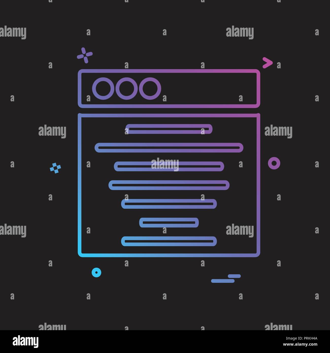 Web layouts icon design vector Stock Vector Image & Art - Alamy