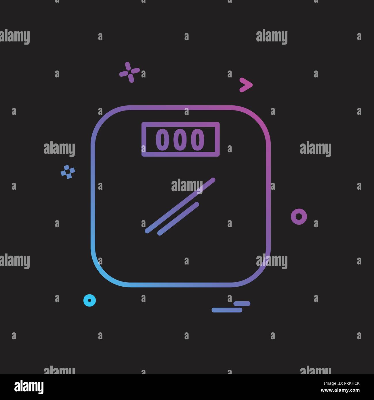 Weight Machine icon design vector Stock Vector Image & Art - Alamy