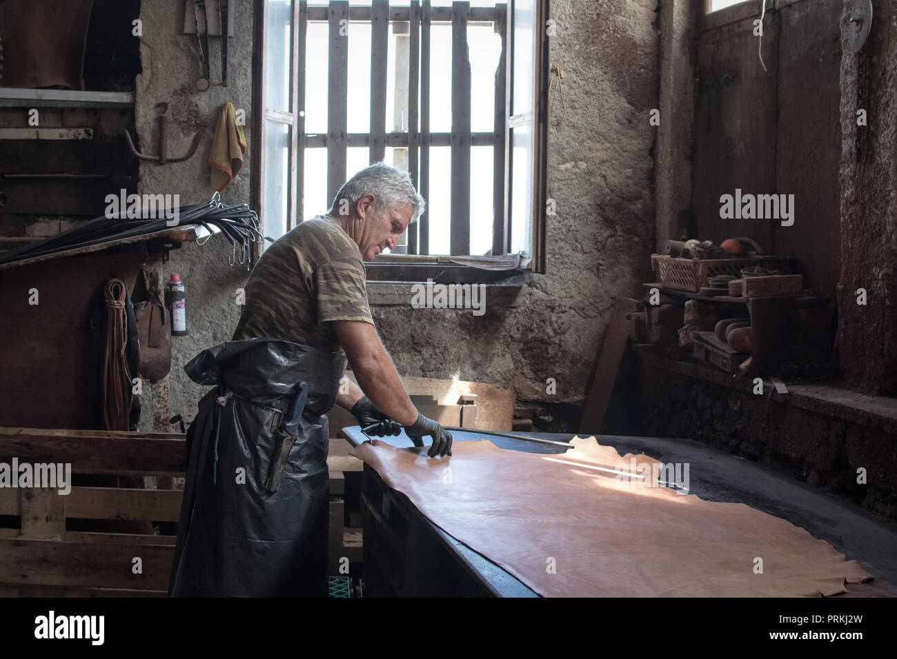 Leather worker 19th century hi-res stock photography and images - Alamy