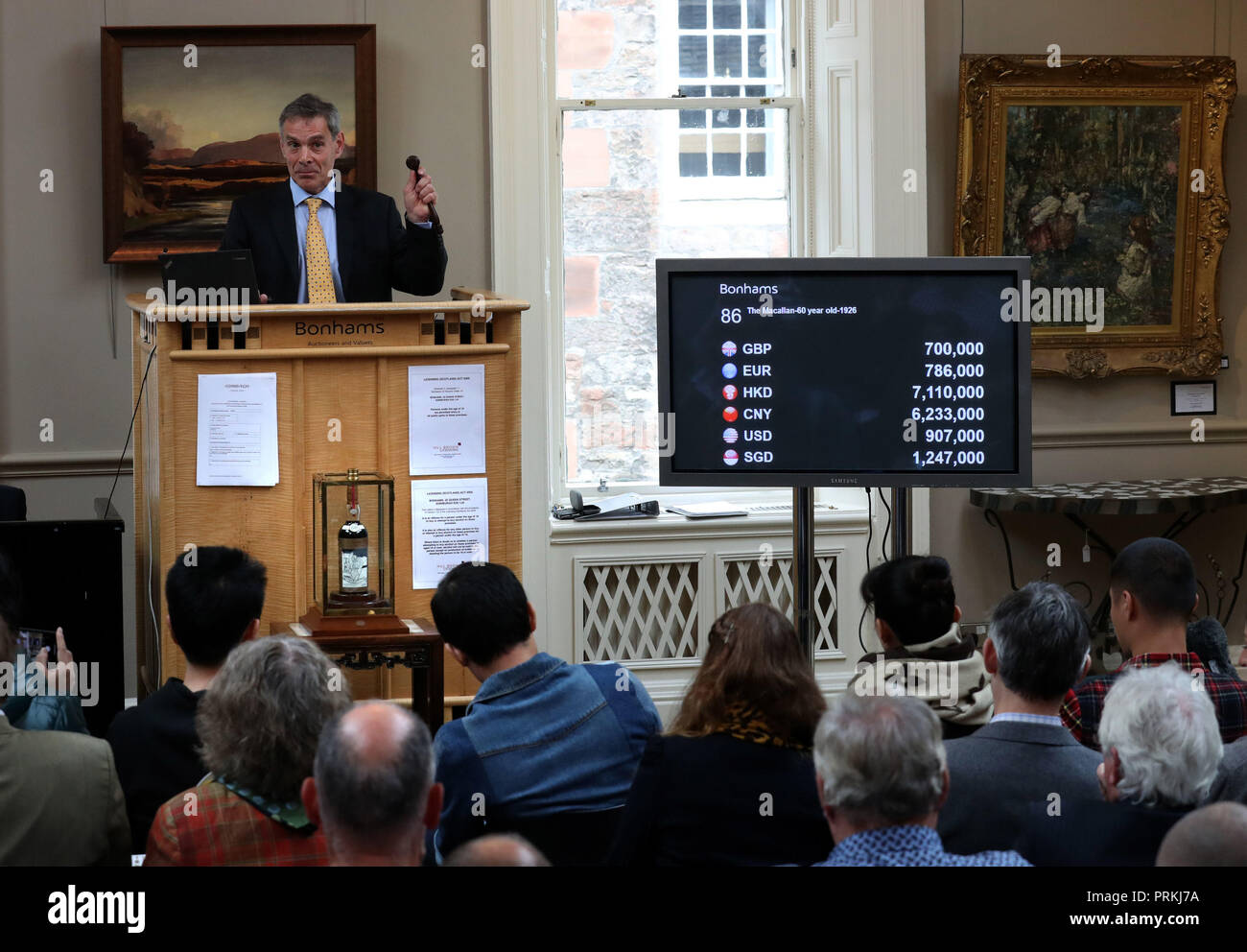 Bonhams auctioneer charles graham campbell hi-res stock photography and ...