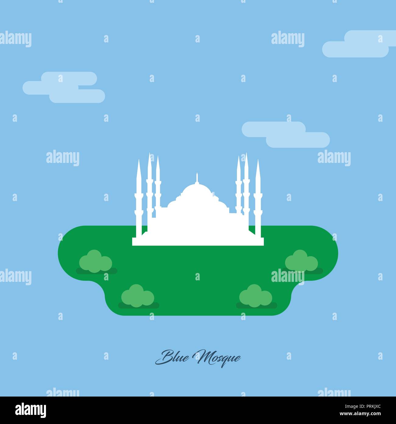 World Famous monuments and landmarks design with light blue background ...