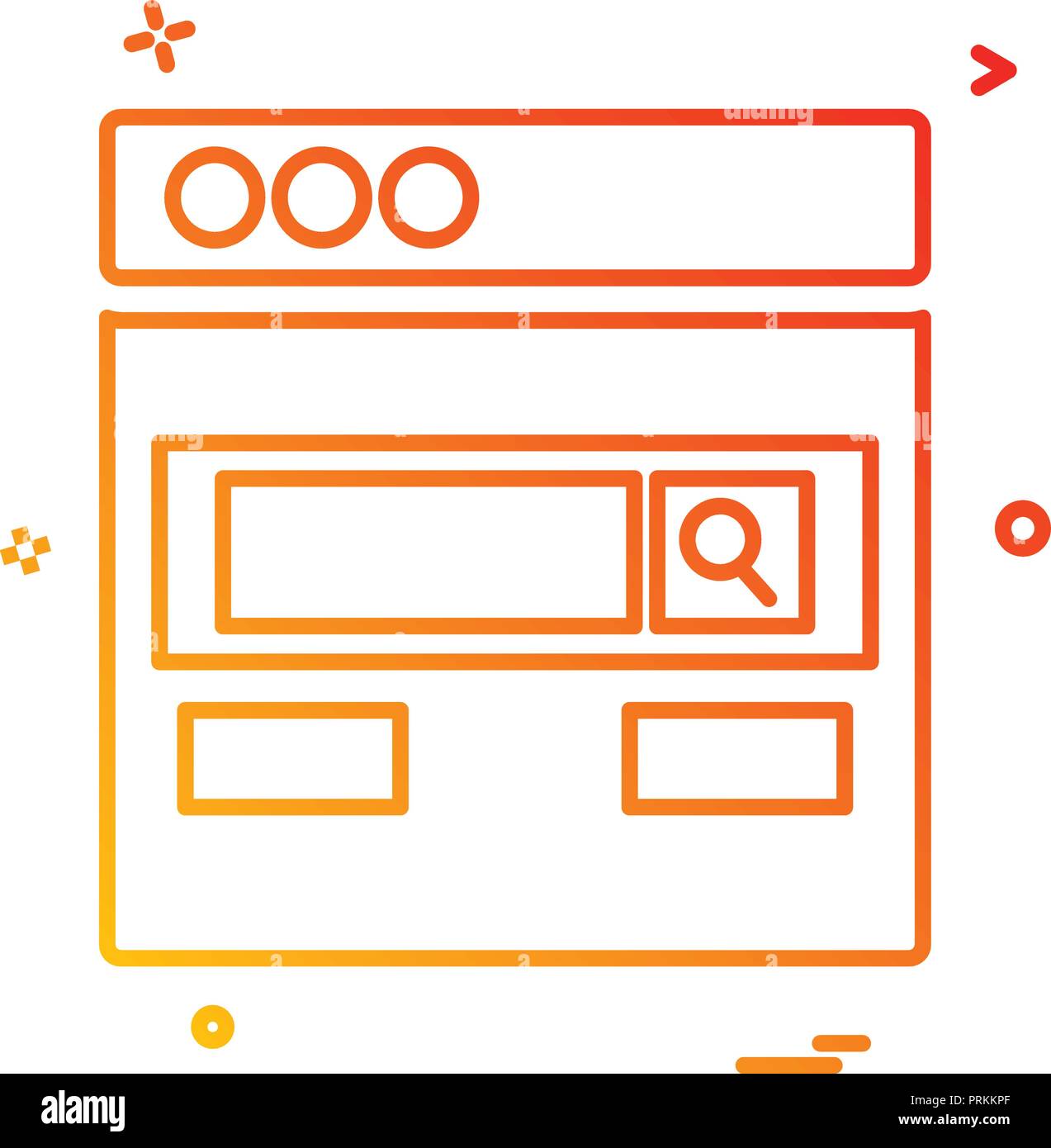 Web layouts icon design vector Stock Vector Image & Art - Alamy