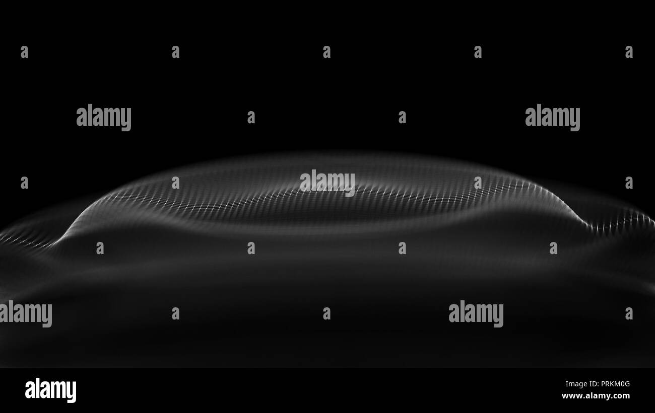 Music background. Big Data Particle Flow Visualisation. Science ...
