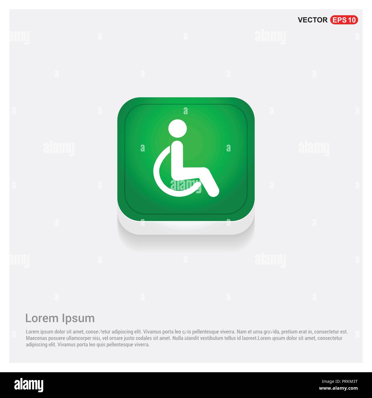 Disabled person icon Stock Vector Image & Art - Alamy