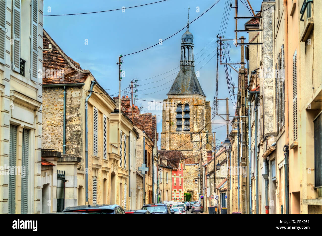 The Notre-Dame-du-Val Tower in Provins, France Stock Photo - Alamy