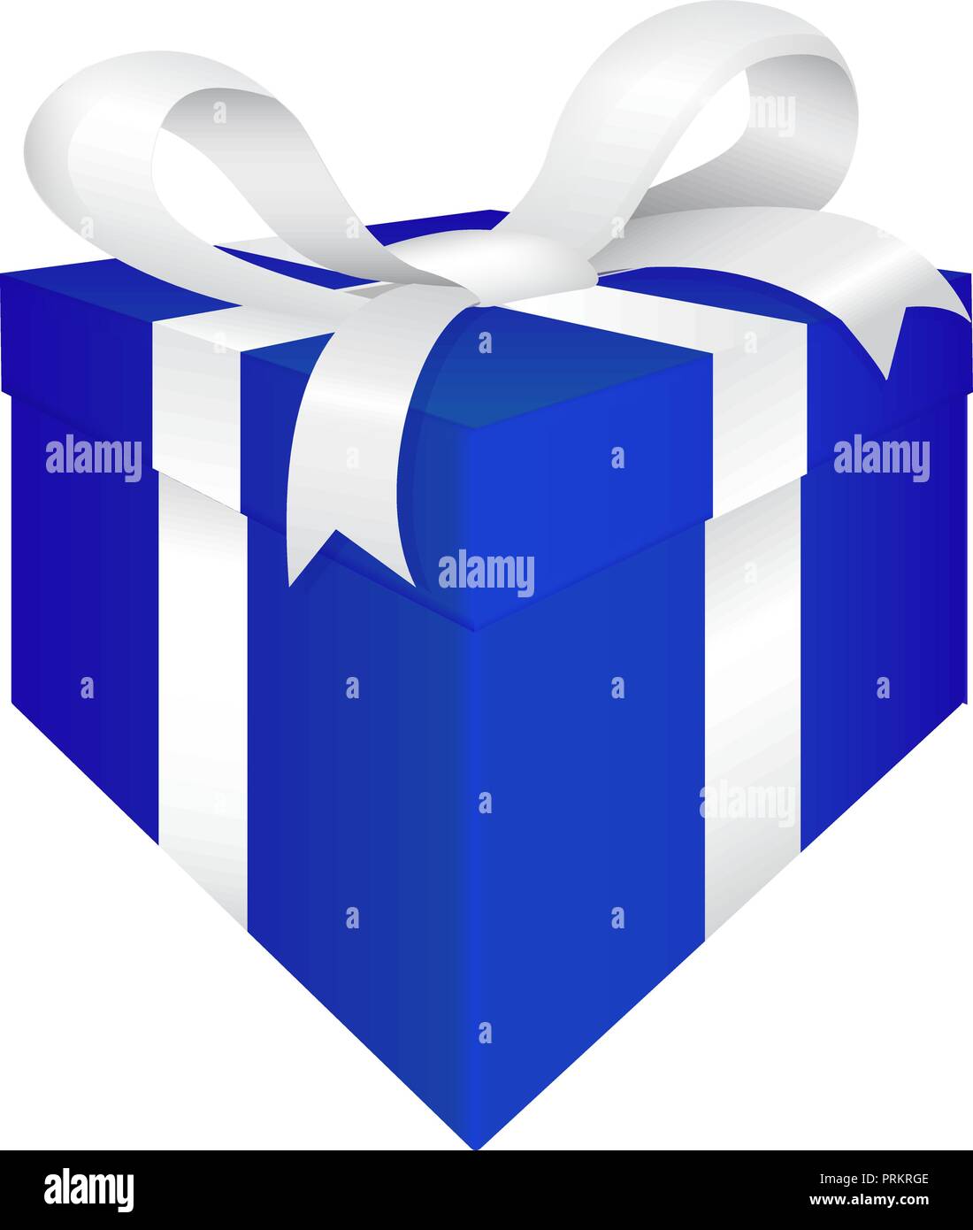 White surprise gift box Stock Vector Images - Alamy