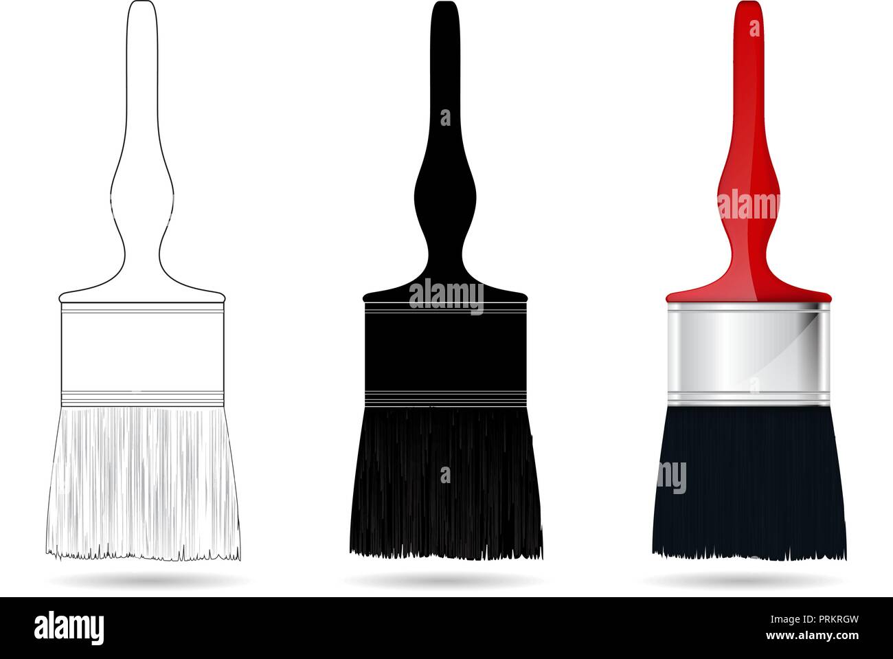 3d brush Stock Vector Images - Alamy