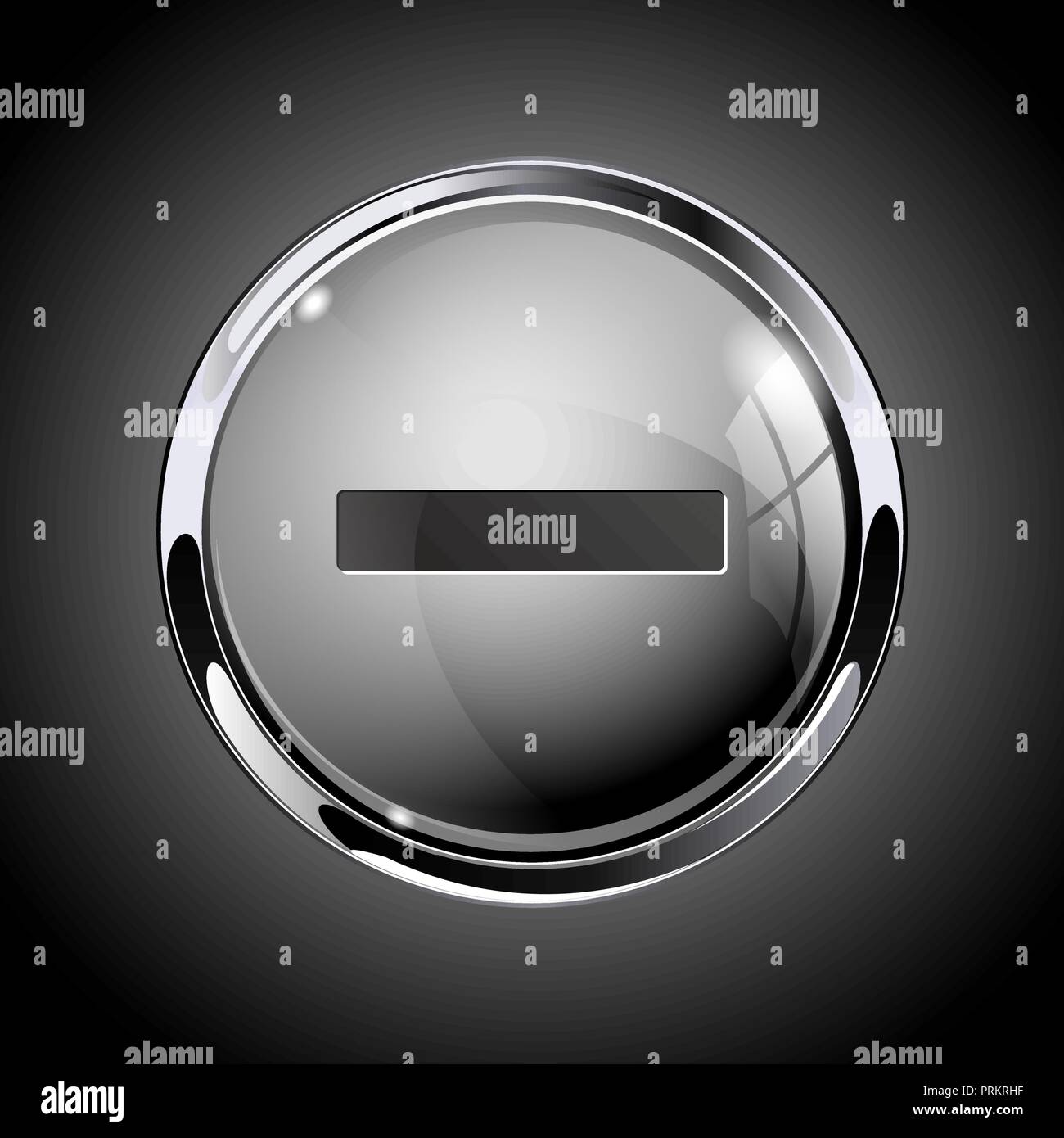 Minus icon Stock Vector Images - Alamy