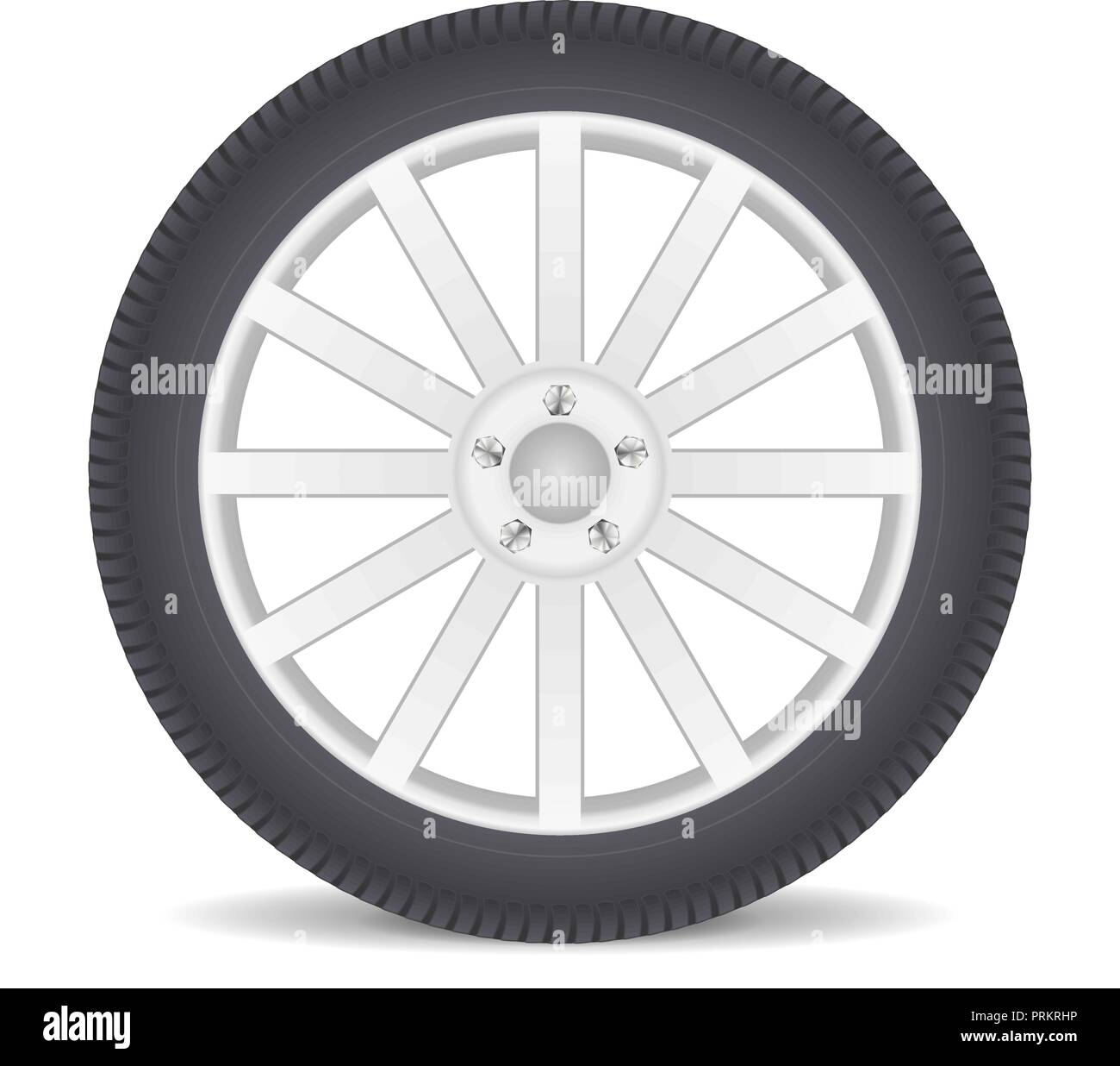 Mechanic wheel Stock Vector Images - Alamy