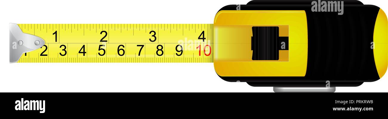 Measure tape Stock Vector Images - Alamy