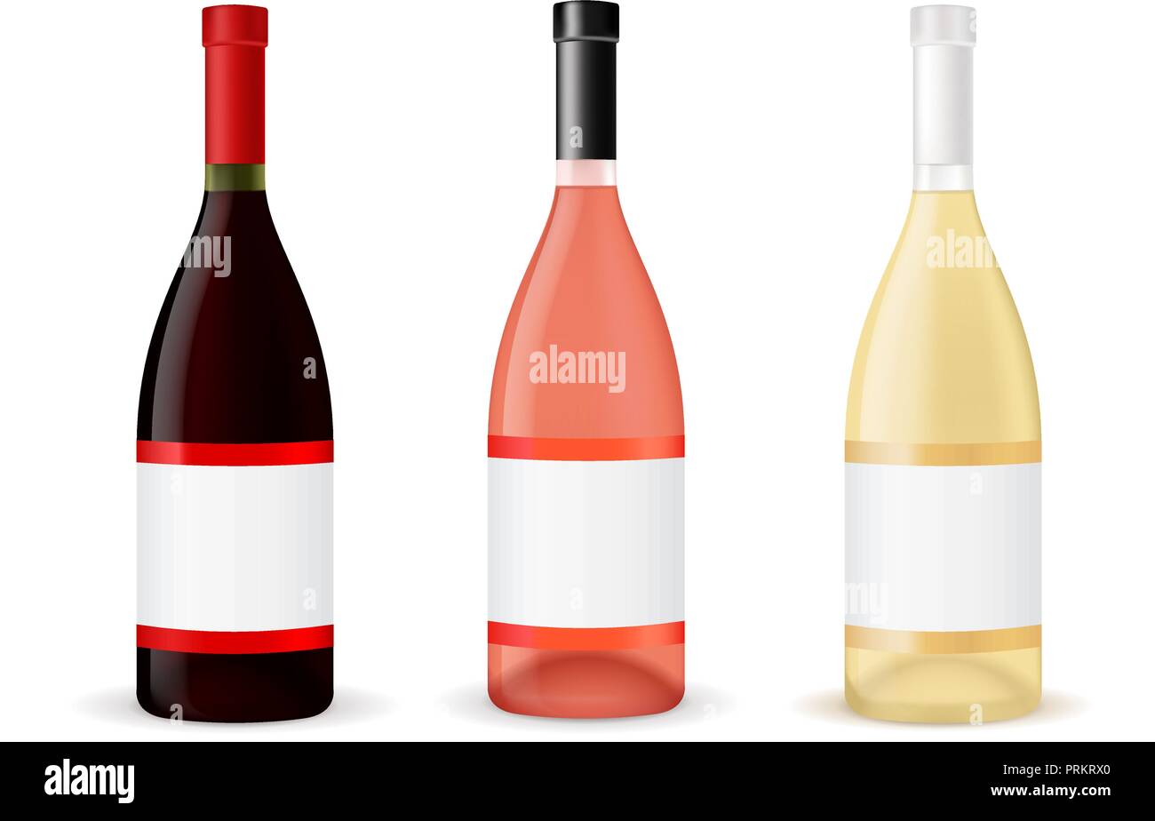 Bottles of wine Stock Vector Image & Art - Alamy