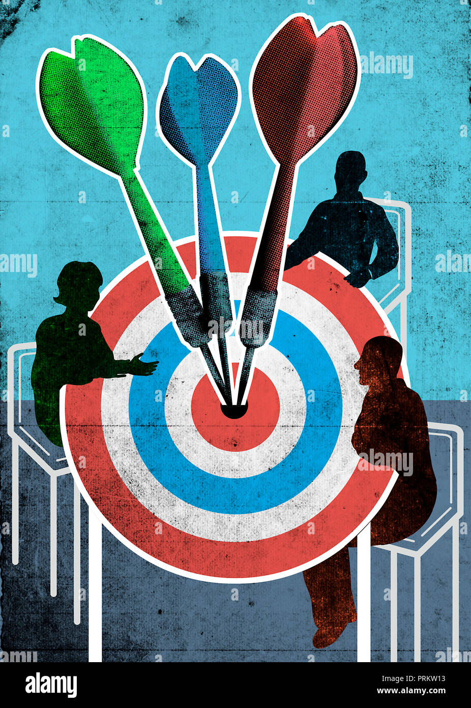 Three male bulls hi-res stock photography and images - Alamy