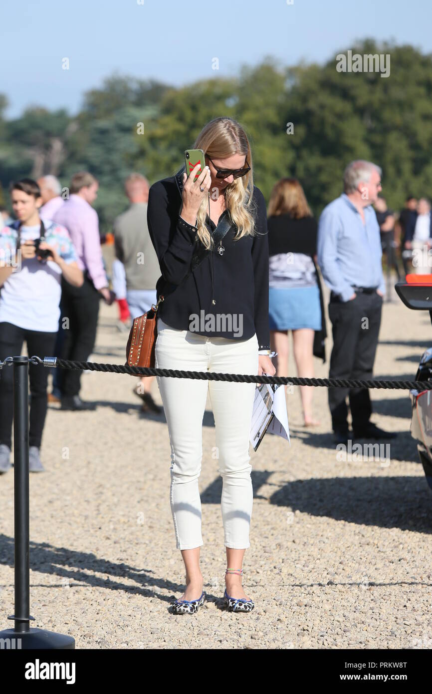 Jodie Kidd seen at Blenheim Palace Classic and Supercar show judging ...
