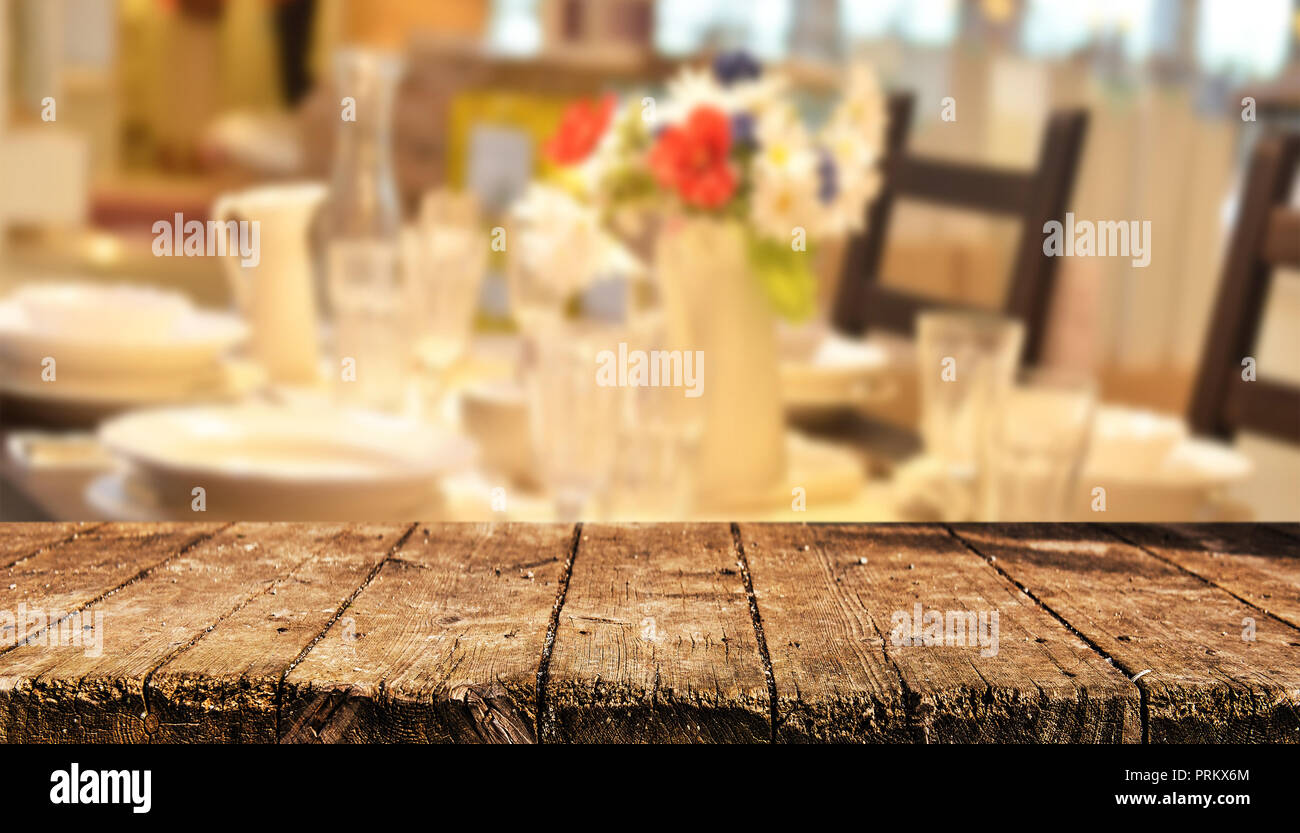 Empty table background Stock Photo - Alamy