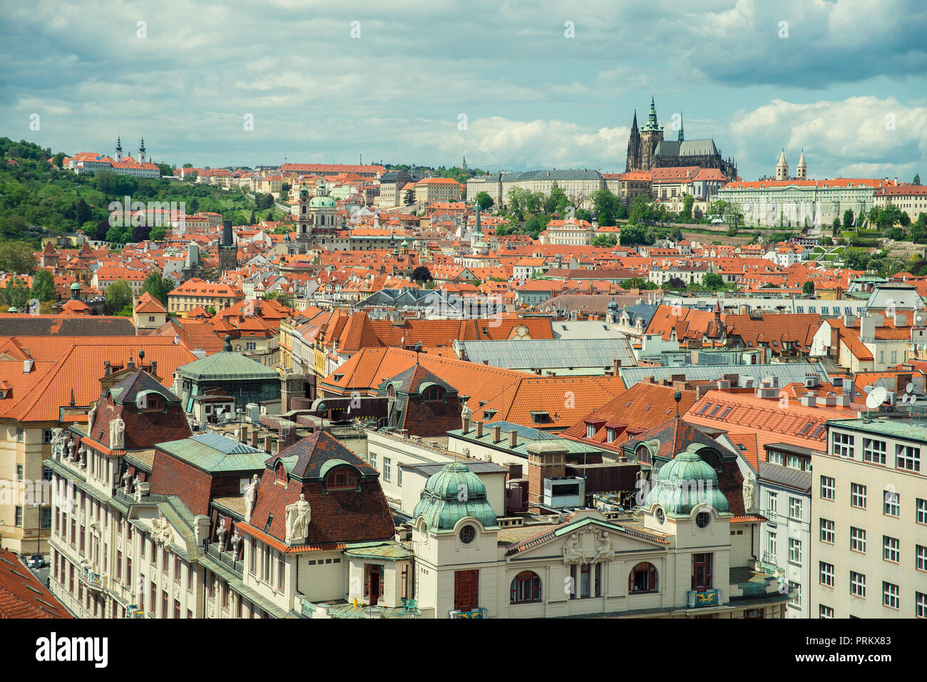 Prague view from above Stock Photo - Alamy