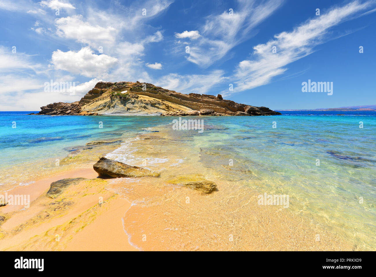 Mediterranean sea landscape Stock Photo - Alamy