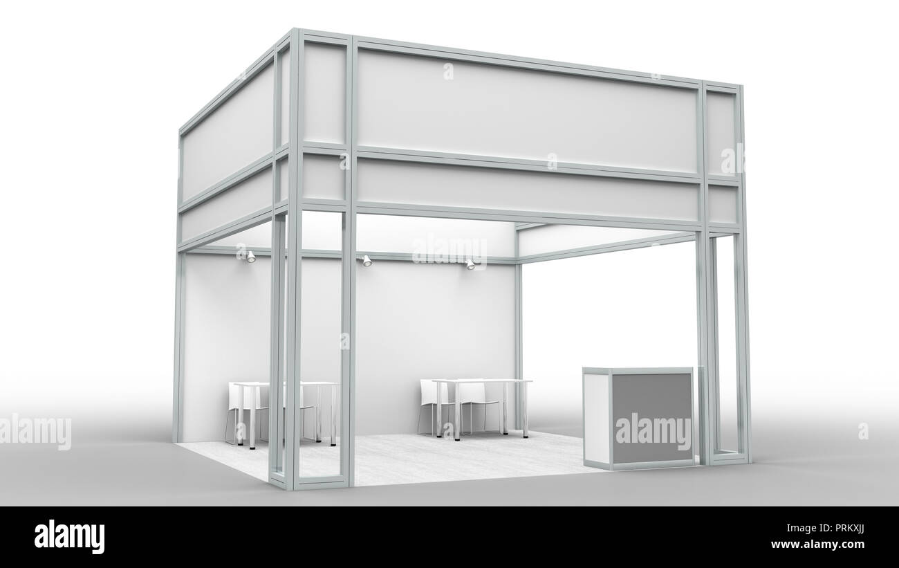 Exhibition Stand, Shell Scheme Stock Photo - Alamy