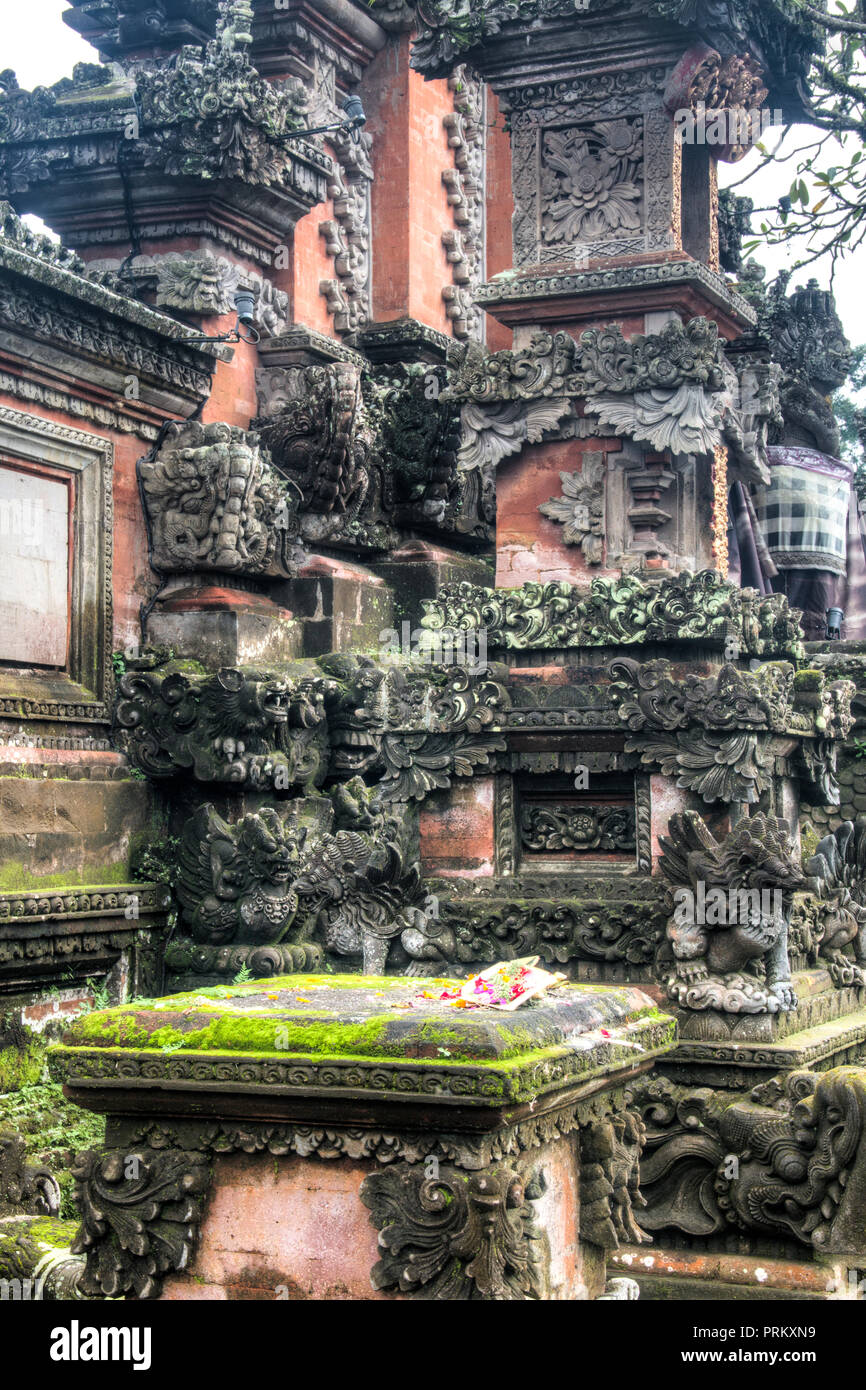 One of the many temples Ubud, one of the famous landmarks on the island ...