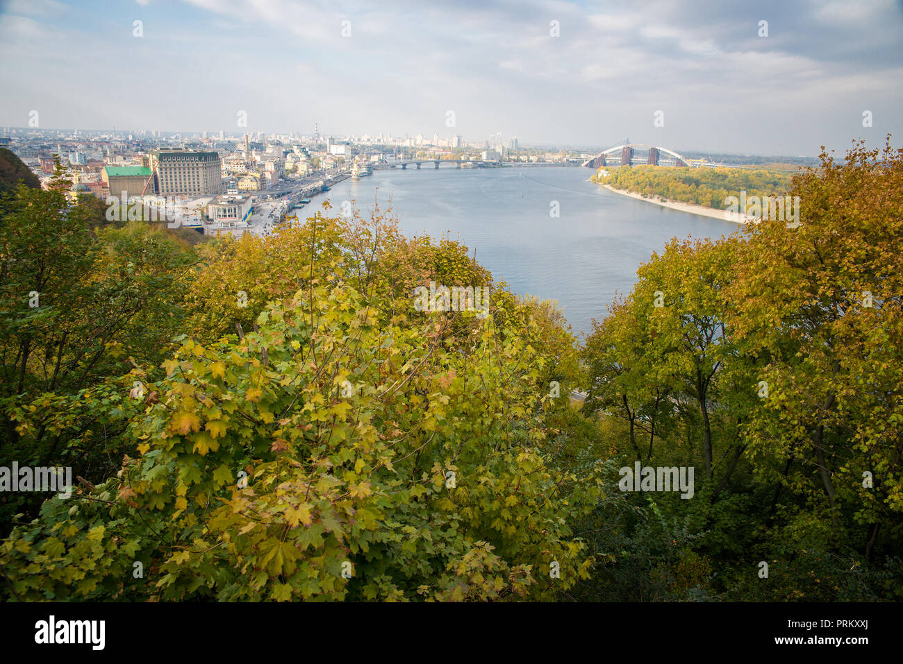 Ukraine bridge, kyiv, aerial view hi-res stock photography and images ...