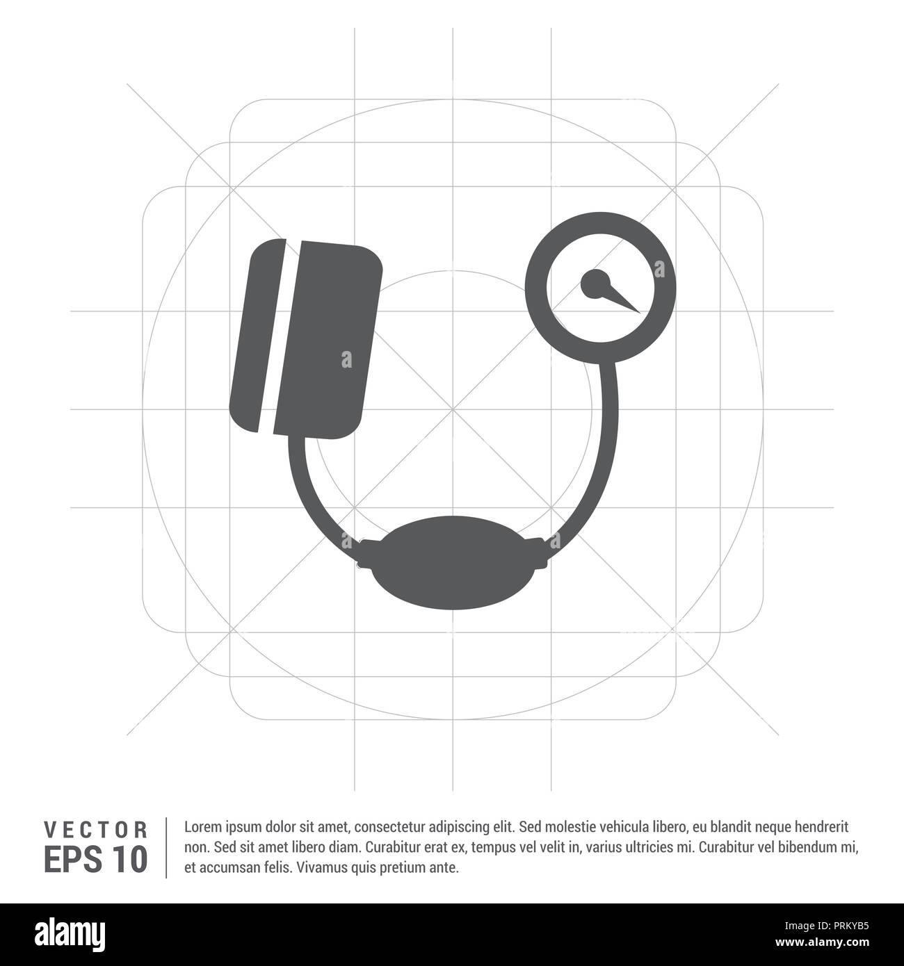 Contour medical mechanical tonometer icon Stock Vector Image & Art - Alamy