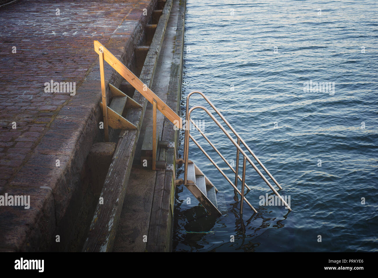 steps in water Stock Photo - Alamy