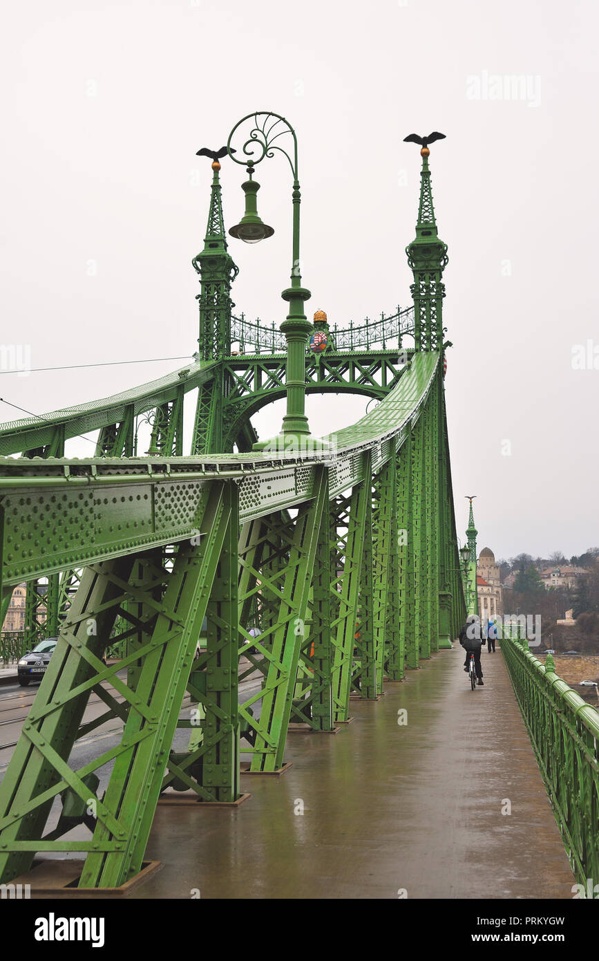 Liberty Bridge in Budapest Stock Photo - Alamy