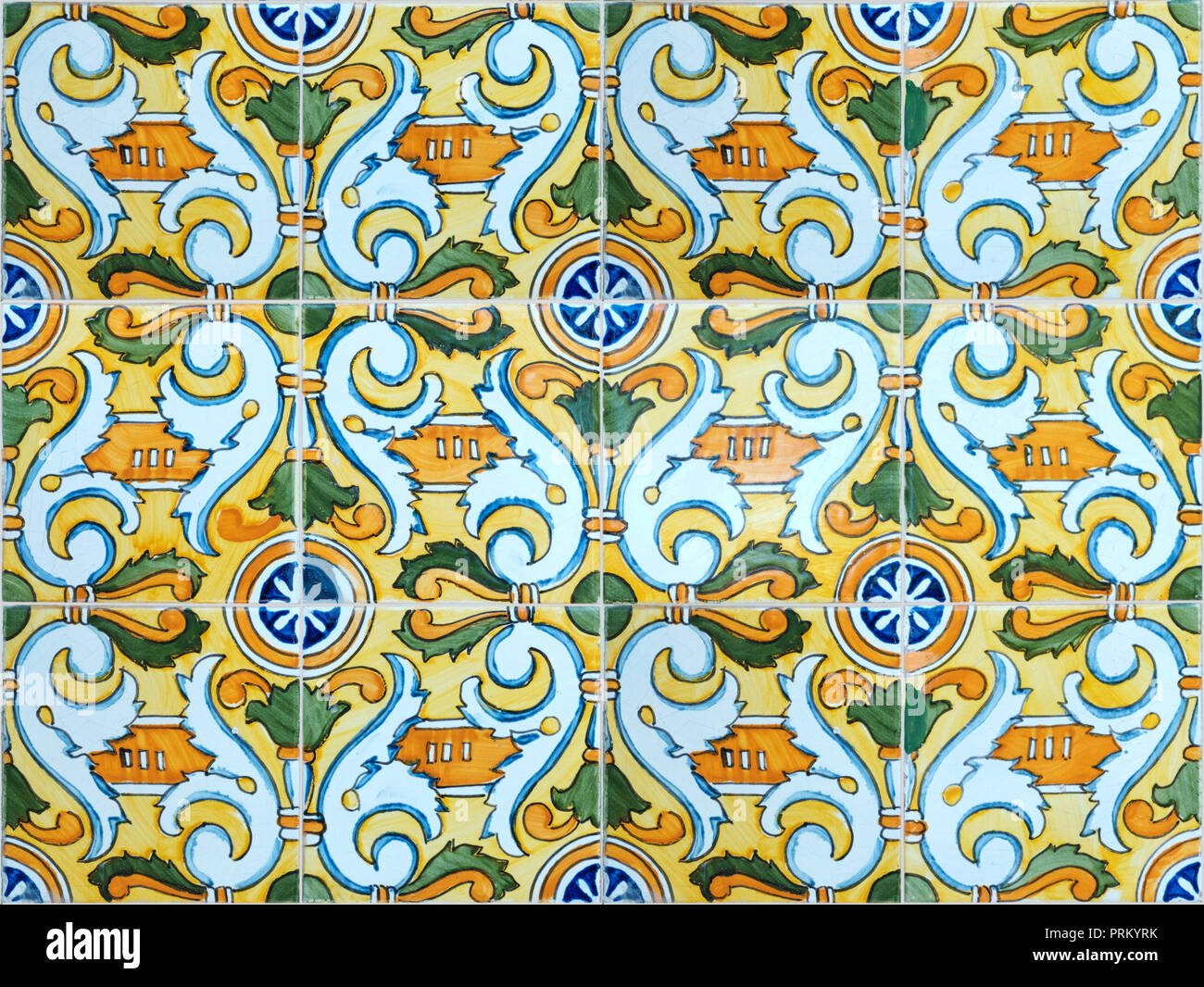 traditional pattern handmade tiles , seamless design background Stock ...