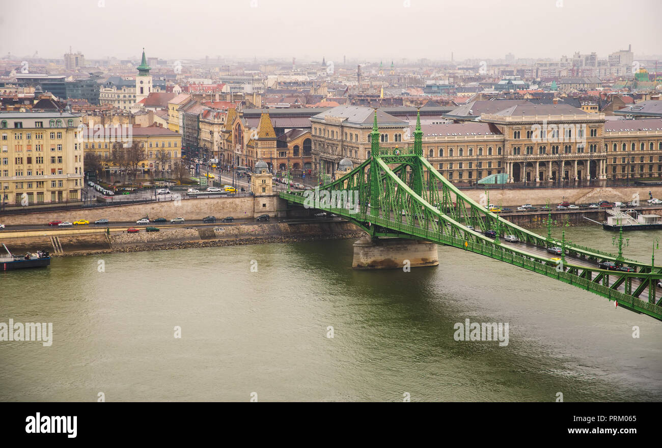 Budapest top view Stock Photo - Alamy