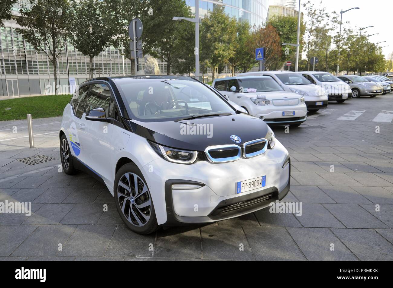 Milan (Italy), the first international meeting of electric vehicles "E ...