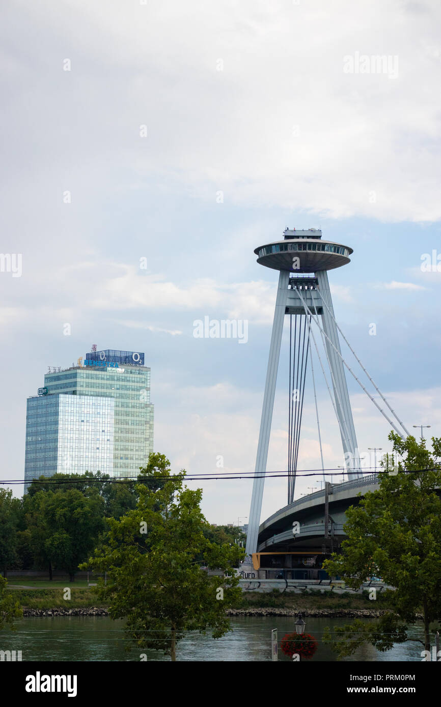 UFO Tower in Bratislava Slovakia Stock Photo - Alamy