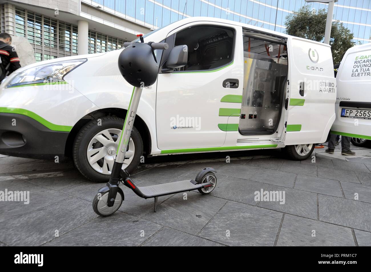 Milan (Italy), the first international meeting of electric vehicles "E ...