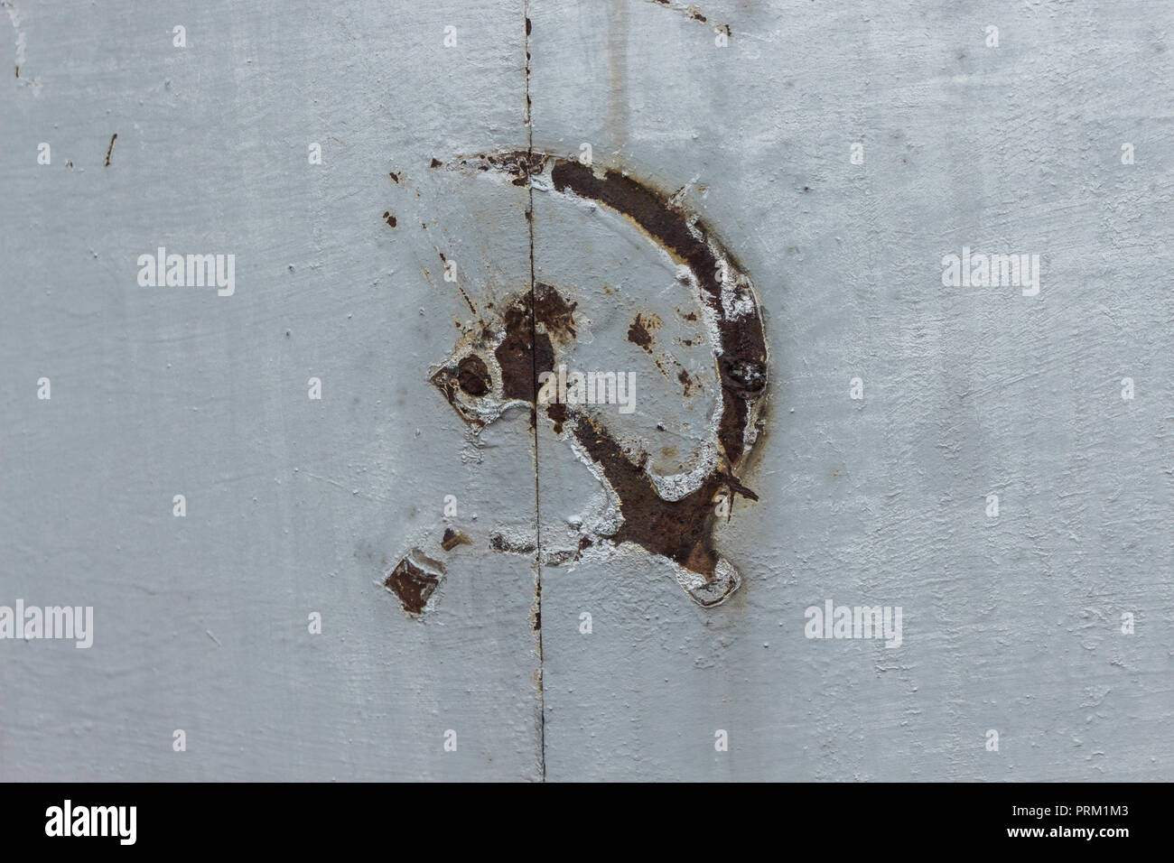 Hammer and Sickle imprints left in metal at former soviet mining ...
