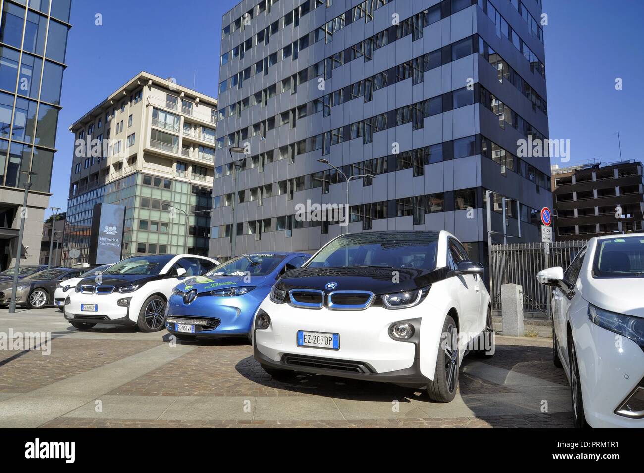 Milan (Italy), the first international meeting of electric vehicles "E ...