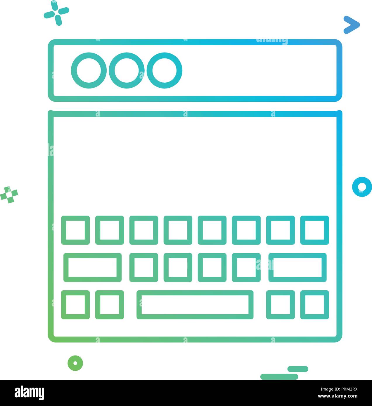 Web layouts icon design vector Stock Vector Image & Art - Alamy