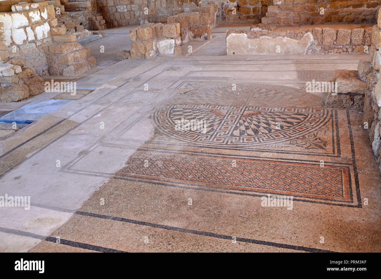 Caesarea caesarea maritima roman bathhouse hi-res stock photography and ...