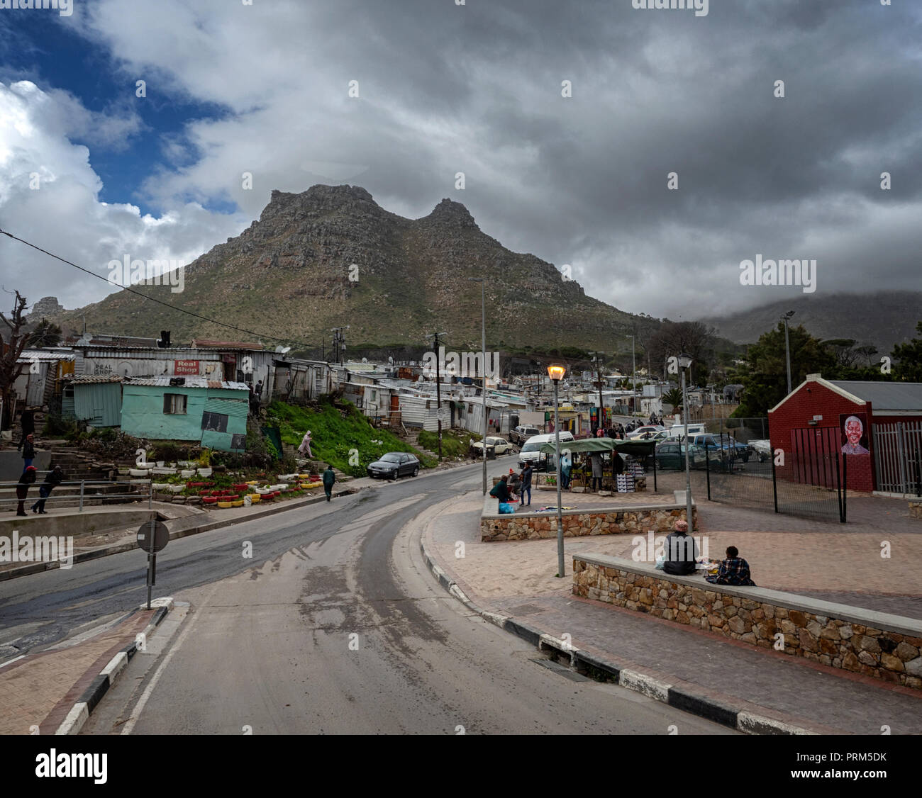 Entrance to Imizamo Yethu, a township, or "informal settlement" in the ...