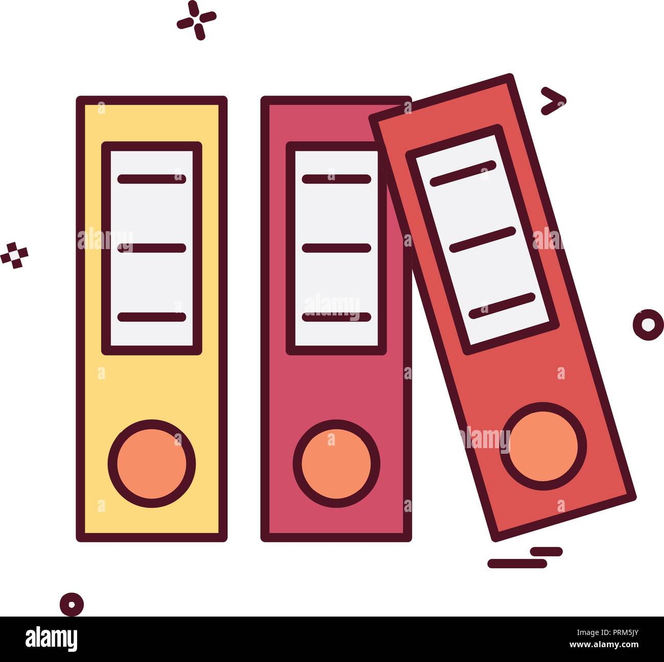 Files icon design vector Stock Vector Image & Art - Alamy
