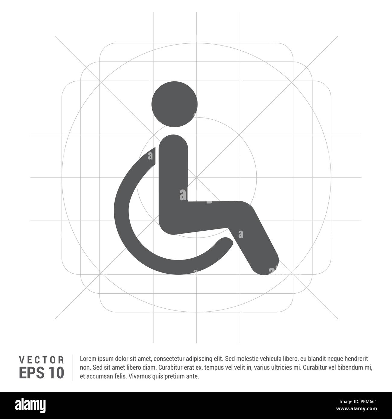 Disabled person icon Stock Vector Image & Art - Alamy
