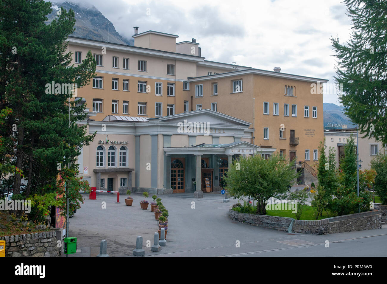 Kulm Hotel, St. Moritz, Switzerland Stock Photo - Alamy
