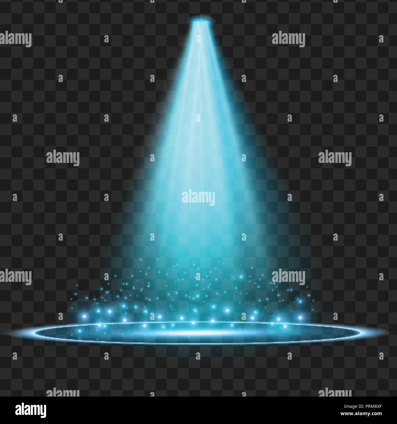 blue Vector spotlight . Light effect. vector Illustration Stock Vector ...
