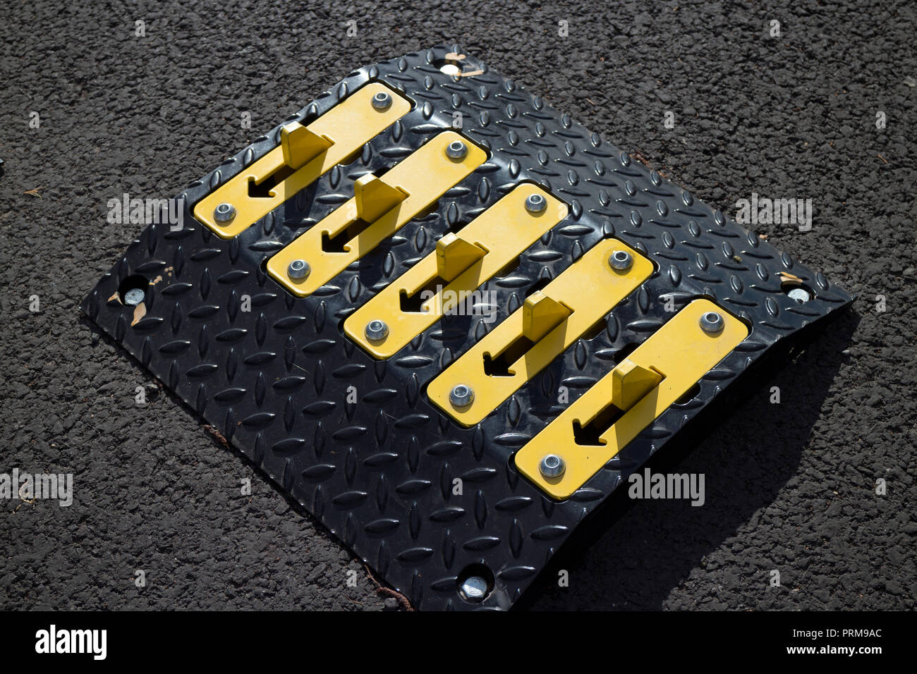 Crocodile teeth traffic control, Kenilworth railway station ...