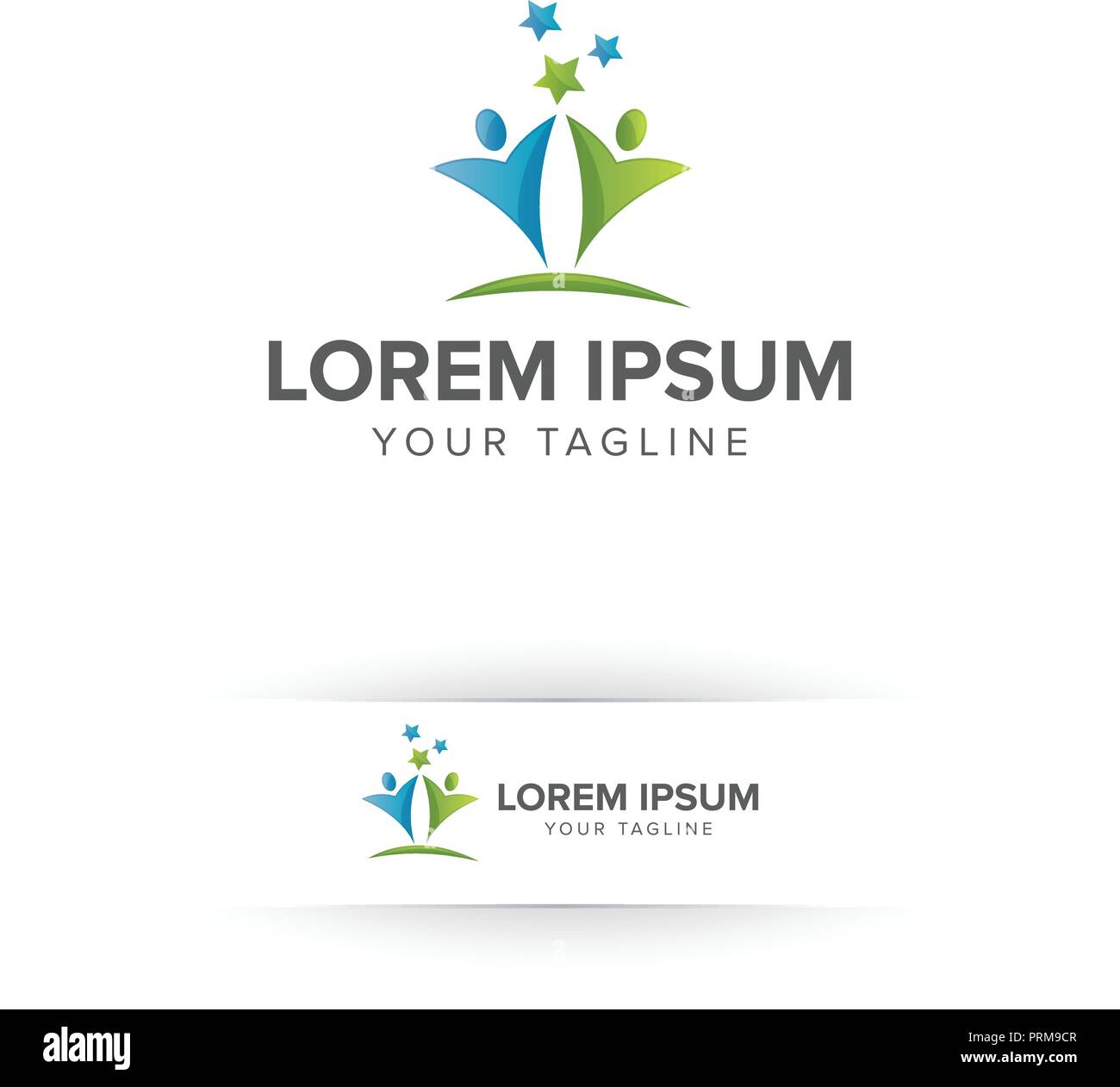 couple people logo with star. partners logo design concept template ...