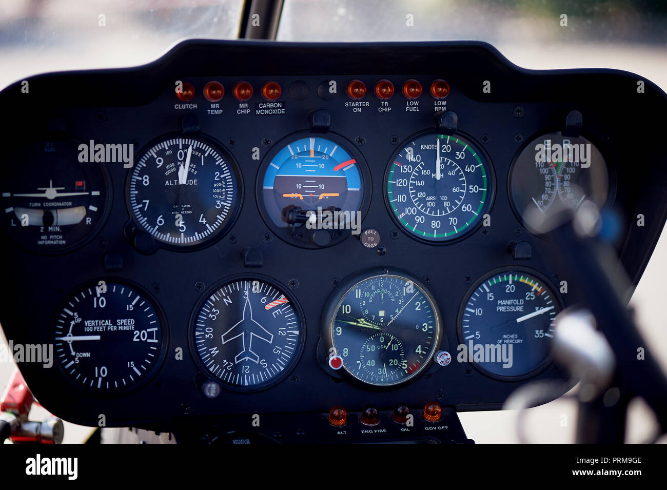 Devices on the remote control helicopter.Macro Stock Photo - Alamy
