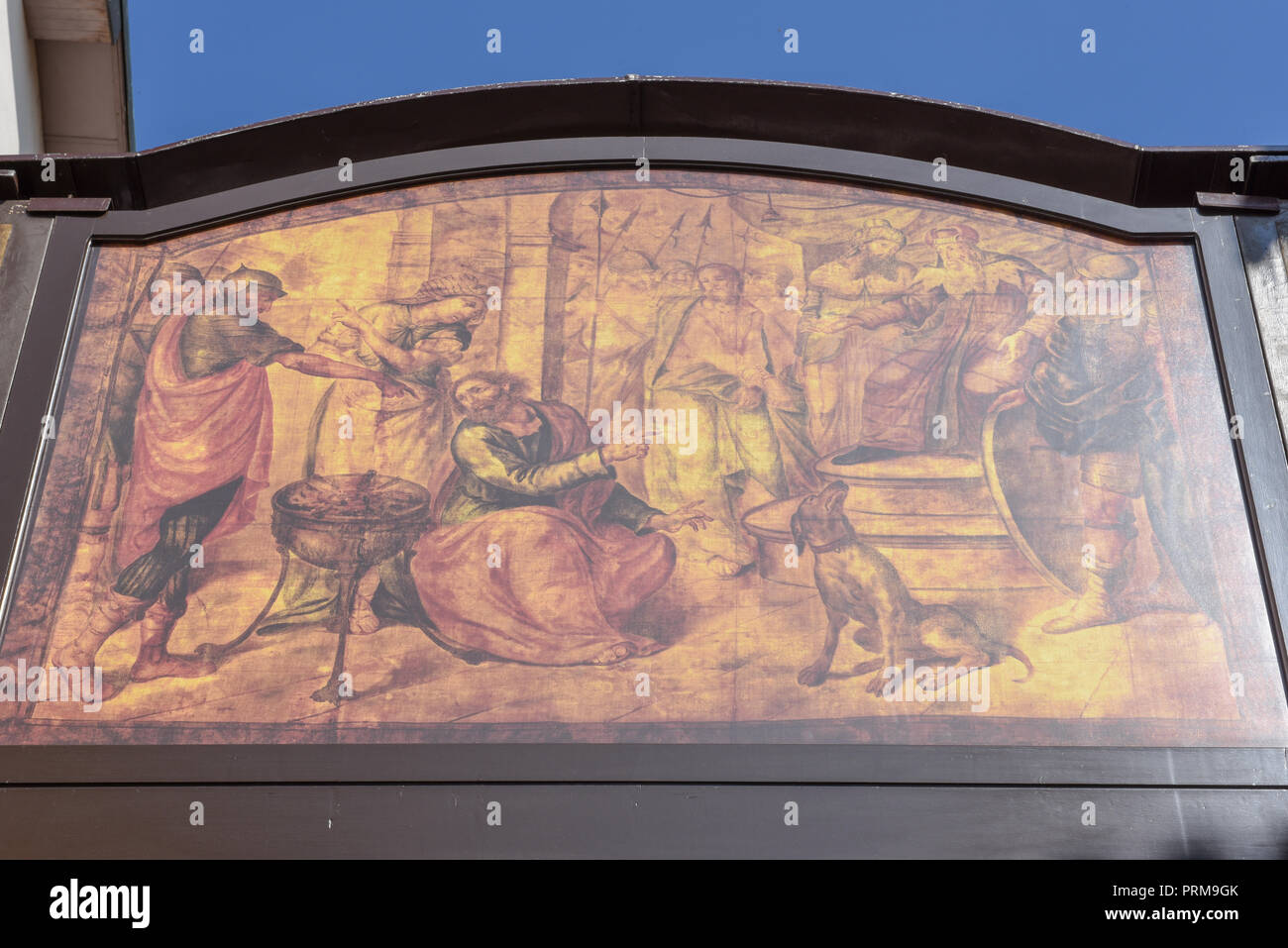 Christian religious procession painting hi-res stock photography and ...